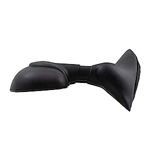 AutoShack KAPFO1320226 Driver Towing Mirror Manual Black Textured Non-Heated Manual Folding Replacement for 1999-2007 Ford F-250 Super Duty F-350 Super Duty 2000-2005 Excursion 5.4L 6.0L 6.8L 4WD RWD