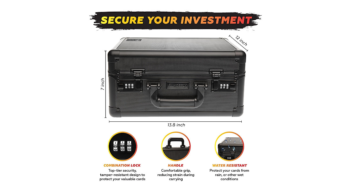 PANOPPLY Slab Armor 120+ PSA Card Storage Box for Graded Cards