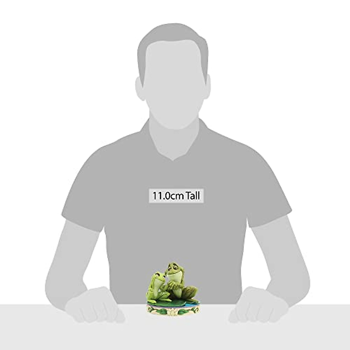 Enesco Disney Traditions Collection by Jim Shore The Princess and The Frog Tiana and Naveen Figurine- Resin Hand Crafted Painted Collectible Disney Figurines Decorative Home Decor Statue, 4.5 Inch