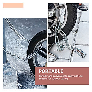 Chain Lock Professional Cycling Lock Anti-Theft Cycling Lock Bike Supplies Simple Style Bike Lock Cycling Outdoor Lock Bike Chain Security Lock Professional Bike Lock Bike Supply