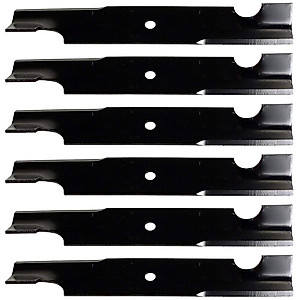 RAParts Pack of Six (6) Notched Lawn Mower Blades Fits Toro 107-3192 107-3192-03 110-0414 110-0418