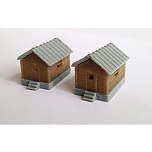 Outland Models Train Railway Layout Country Farm House Shed Cottage Set N Scale