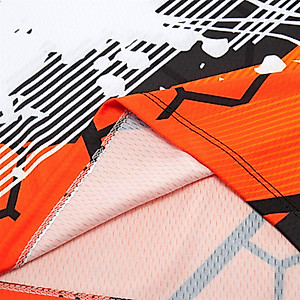 Cycling Jersey Men's Mountain Bike Motocross Jersey Long Sleeve MTB T-Shirt Downhill Tops Sports Racing Blouse Yellow L