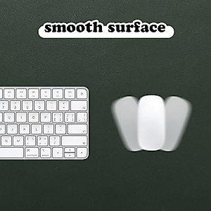 CHIF HAUTH PU Leather Mouse Pad, Desk Pad, Large Mouse Mat, Desk Mat for Office and Home (35.4" x 17", Dark Green)