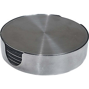 Thirstystone 6-Pack Stainless Steel Coasters in Stainless Steel Holder