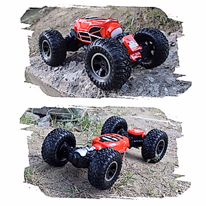 HDZXC High Speed Remote Control Car,Race Stunt Toy Car,Twisting Climbing Vehicle,360° Flips Drift Off Road Truck,for Kids Boys and Girls Ages 6+ Birthday