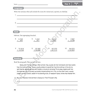 Evan-Moor Daily Fundamentals, Grade 5