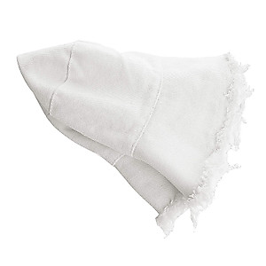 Womens Bucket-Hat Distressed Sun-Protection Washed-Cotton - Summer Wide Brim Beach Cap(7 1/8 Size) (White 01)