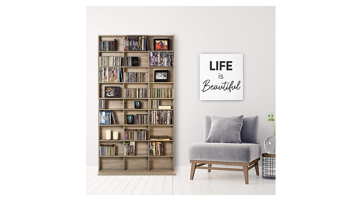 Atlantic Elite Media Storage Cabinet - Organize Your Collection