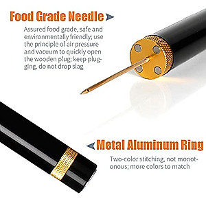 Mini Wine Opener | Travel Portable Pocket Air Pressure Pump Wine Bottle Opener | Assemblable Design Corkscrew 7S Quick Bottle Opening | for Home, Restaurant, Party,Wine Lovers