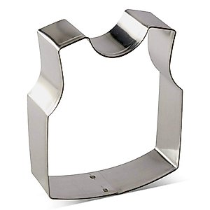 Life Jacket Vest/Boy or Girl Scout Vest/Fishing Vest 3.5 Inch Cookie Cutter from The Cookie Cutter Shop – Tin Plated Steel Cookie Cutter – Made in the USA