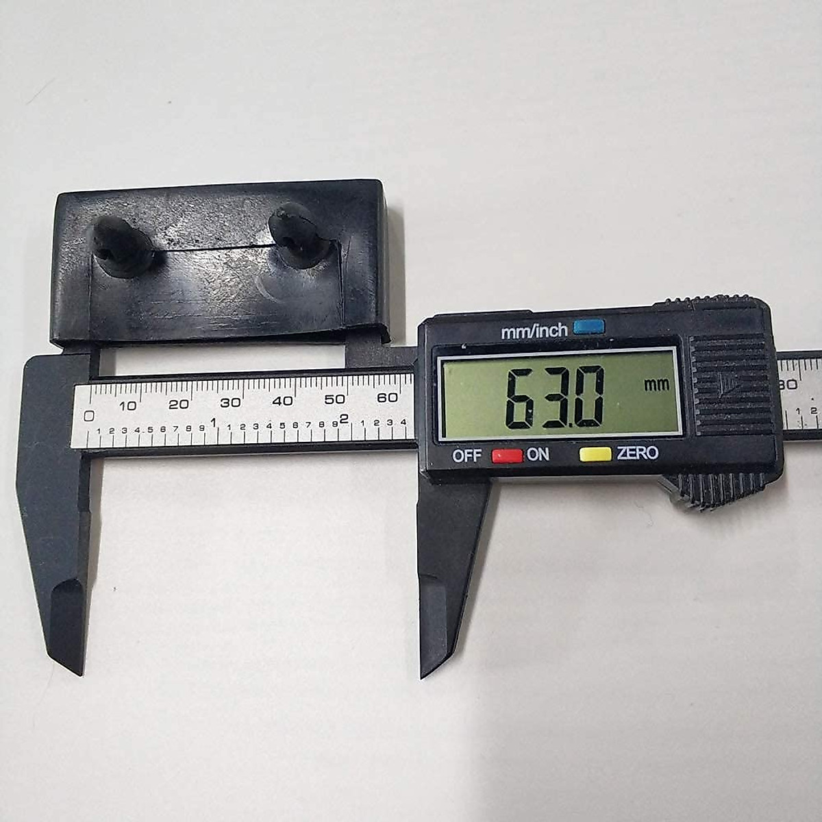 NANSHINE 20PCS 62.5-63.5mm Replacement Bed Slat Holders Kits Bundles Plastic End Caps Holders, Width 63mm x Height 9 mm (Inside Dimension)