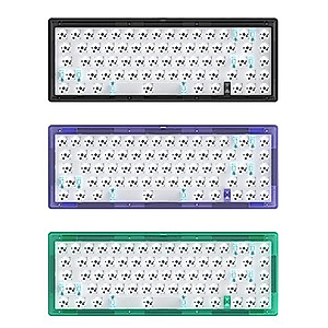Misaso GAS67 Customized Mechanical Keyboard Kit Hot Swap Axis Wired Gasket Structure RGB Backlight Gaming Keyboard White