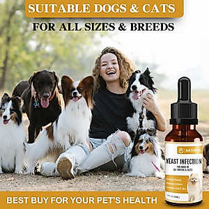 SZYCKJGS Yeast Infection Treatment for Dogs | Supports Healthy Itch Relief, Inflammation Relief, Allergy Relief & More | Dog Yeast Ear Infection Treatment- 1 fl oz