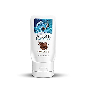 Aloe Cadabra Chocolate Lube Organic Natural Water-Based Lubricant for Women, Men and Couples, 2.5oz