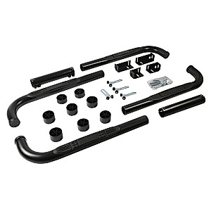 DNA MOTORING STEPB-3-UNI-BK Black 3" Side Step Nerf Bar Running Board Replacement Compatible with 00-11 Suburban/Tahoe/Yukon 1500 2500