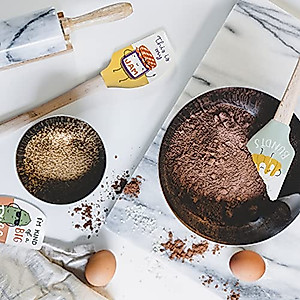 Tovolo 1 In A Melon/Medi-Okra Spatulart Spatula, Kitchen Utensil for Food and Meal Prep, Baking, Mixing, Turning, and More