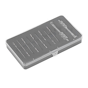 Slotted Screwdriver Set, Screwdriver Set High Strength with 9 Bits 2 Handles for Electronics Maintenance