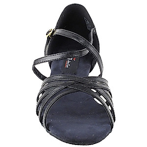 Women's Ballroom Dance Shoes Double Sole Coaching Black Shoes CD1124DBEB - Very Fine 1.5" Heel 9 M US [Bundle of 5]
