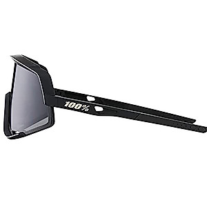 100% Glendale Sport Performance Cycling Sunglasses (SOFT TACT BLACK - Smoke Lens)