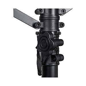 Sound Town DJ Lighting Stand-Adjustable Height, 10.3 ft Tall with Side Bars and Tripod Base (STLS-011)