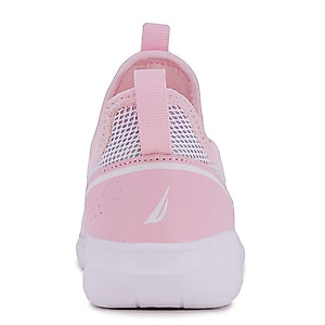 Nautica Kids Youth Athletic Fashion Sneaker Running Tennis Shoe Slip On- Boy - Girl Little Kid Big Kid-Aloise-Multi Pink Size-2