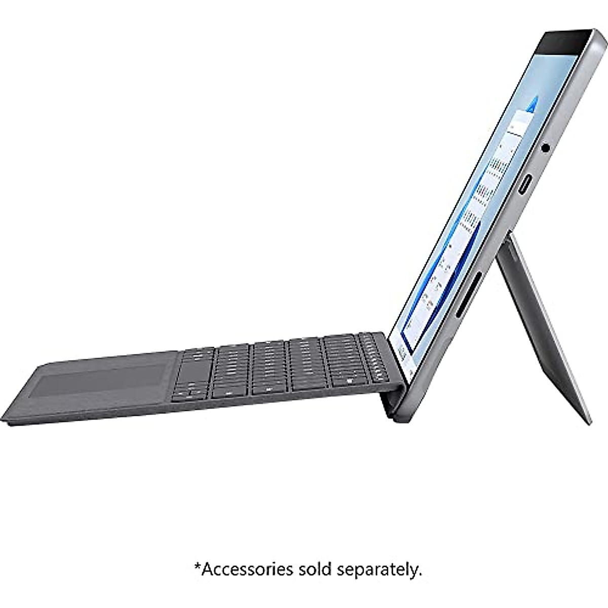 Microsoft 8VC-00001 Surface Go 3 10.5" Intel i3-10100Y 8GB/128GB SSD Touch Tablet Bundle with Signature Type Cover Keyboard + Deco Gear Portable Charger + Deco Gear Magnetic Wireless Sport Earbuds