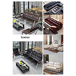 bandezid Roll Self-Adhesive Pu Leather Patch Repair Kit First Aid Sofa Car Seat Furniture Jacket Handbag(幅1.38x0.5m1m2m3m4m5m)-Dark Gray 1.38×4m