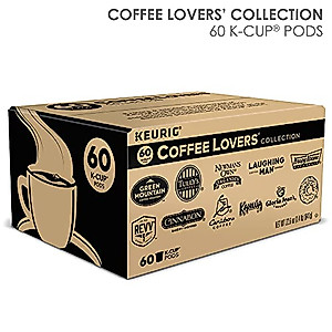 Keurig Coffee Lovers Collection Variety Pack, Single-Serve Coffee K-Cup Pods Sampler, 60 Count