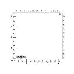 Silvershake 5 Stone Mystic Fire Topaz White Gold Plated 925 Sterling Silver Rope Ring Size 7