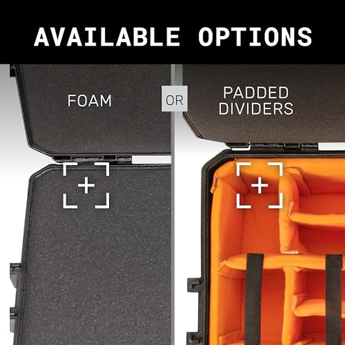 Pelican Vault - V100 Multi-Purpose Hard Case with Foam for Camera, Drone, Equipment, Electronics, Sportman's Pistol Case, and Gear (OD Green)