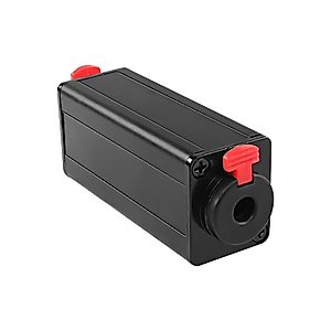 XMSJSIY 1/4 6.35mm TRS Coupler Female to Female Adapter 6.35mm Panel Mount Socket Stereo Jack Connector for Amplifier Speaker Guitar Sound Audio Cable Extension-1 Pcs