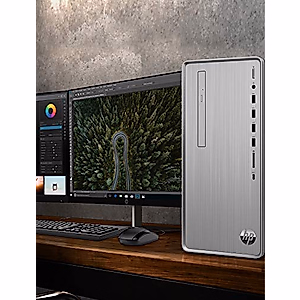 HP Pavilion Desktop, AMD Ryzen 7 4700G Processor, 16 GB of RAM, 512 GB SSD Storage, Windows 10 Home, Dual Display Support, Wireless Computer PC, for Gaming, Study, and Business (TP01-1160, 2020)