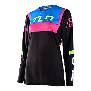 Troy Lee Designs GP Brazen Jersey - Motocross Dirt Bike ATV Enduro Dual Sport Racing Off Road Long Sleeve Riding Gear - Adult Womens Girls (Black, SM)