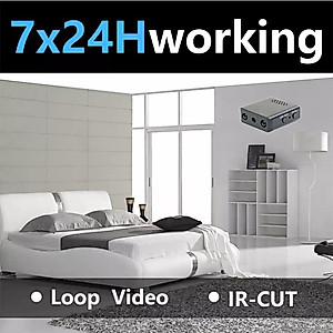 Xpvezl Smallest Smart Home Wireless Camera WiFi Security Camera 1080P HD Hidden Surveillance Cameras Motion Detection Night Vision Indoor App Cellphone Control