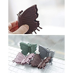 SNT Butterfly Silicone Potholder Heat Resistant Lid Lifters Magnetic Pinch Mitts Set of 8