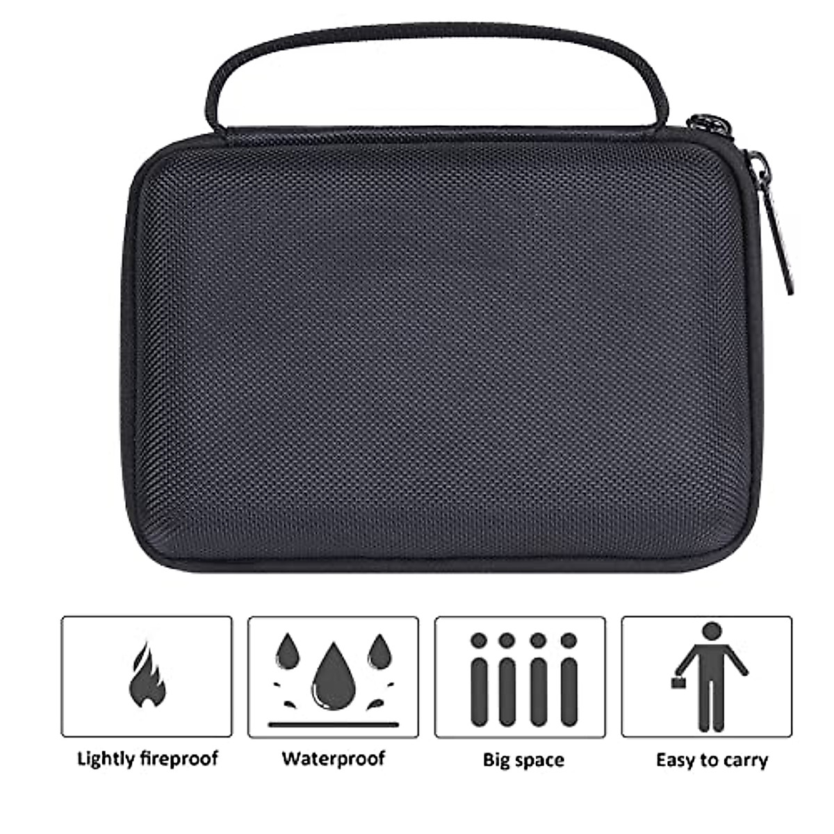 khanka Hard Travel Case Replacement for Anker 737 Power Bank (PowerCore 24K), 24,000mAh 3-Port Portable Charger, Case Only