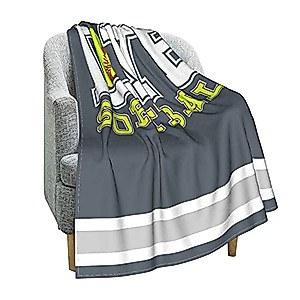 Flannel Softball Blanket for Bed Couch Sofa,I Love Softball on Grey Throw Blanket,Soft Cozy Plush Warm Fuzzy Sport Theme Softball Gift Decor Blanket for Adults Teens Kids 50"x40"