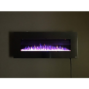 Touchstone 80024 50" Stainless, Electric Fireplace with Bluetooth Speaker – AudioFlare