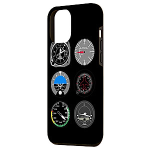 iPhone 12 Pro Max Airplane Instruments Cool Aeroplane Plane Aviation Pilot Case