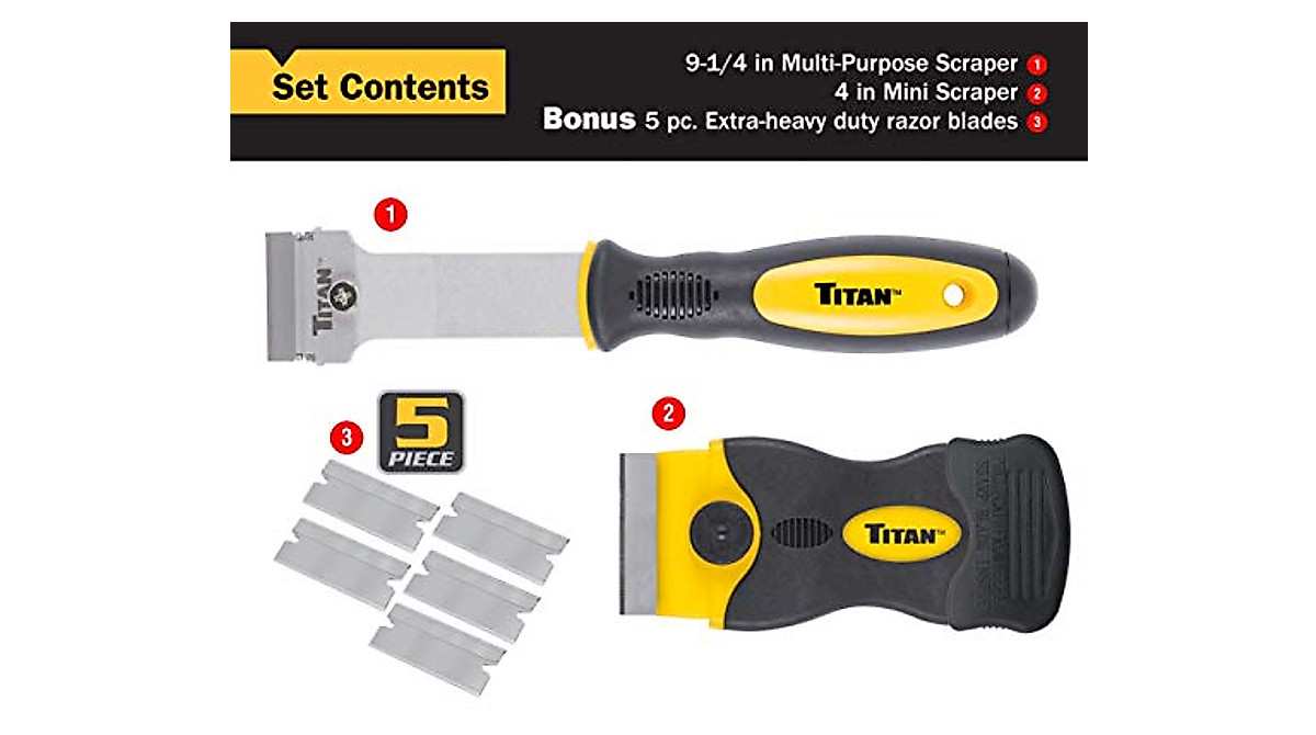 Titan 17002 Razor Scraper Set – Multi-Purpose Tools