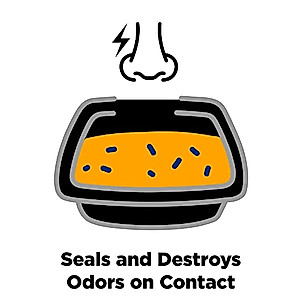 ARM & HAMMER Clump & Seal Odor Sealing Lightweight Multi-Cat Scented Clumping Cat Litter with 7 Days of Odor Control, 18 lbs. (Packing May Vary)