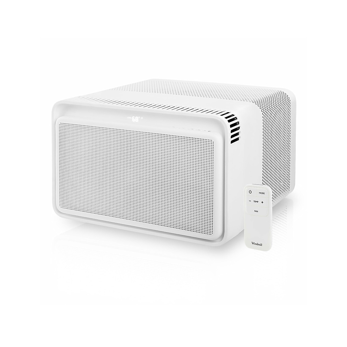 Windmill Air Conditioner: Smart Home AC - Easy to Install - Quiet - Energy Star Efficient - Side Insulation - Auto-Dimming LED Display - App and Voice-Enabled - 8,300 BTU