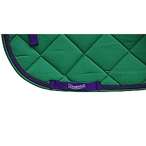Rhinegold Unisex's 416-F-GRN Elite Carnival Saddle Pad, Green, Full