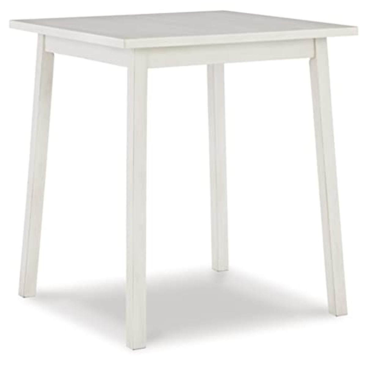 Signature Design by Ashley Stuven Square DRM Counter Table, 32"W x 32"D x 36"H, White