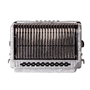 Montanari 3112 G Acordeon SOL Blanco Accordion GCF