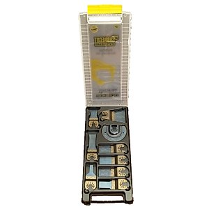 14 x SabreCut BB_SPK14 Premium Fast Fit OMT Mix Blades Case Set Compatible with Dewalt Bosch Fein (Non-StarLock) Makita Milwaukee Craftsman Ryobi Rockwell (HyperLock) Porter Cable Accessories