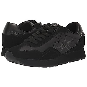 Calvin Klein Men's Eden Sneaker, Black 001, 8.5