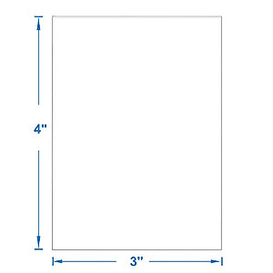 LISM 400 PCS 3" x 4" Thick Clear Cello Treat Bags Durable Plastic Cellophane Bag With Ties Packing Bakery Popcorn Cookies Candies Lollipop Treat Poly Bags