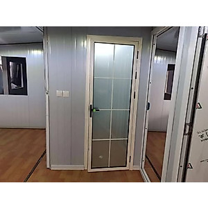 Mobile Expandable Prefab House with Restroom，Outdoor Storage Shed Tiny Home, Modern Sturdy Steel Storage House with Lockable Door and Window(19 x 20FT)